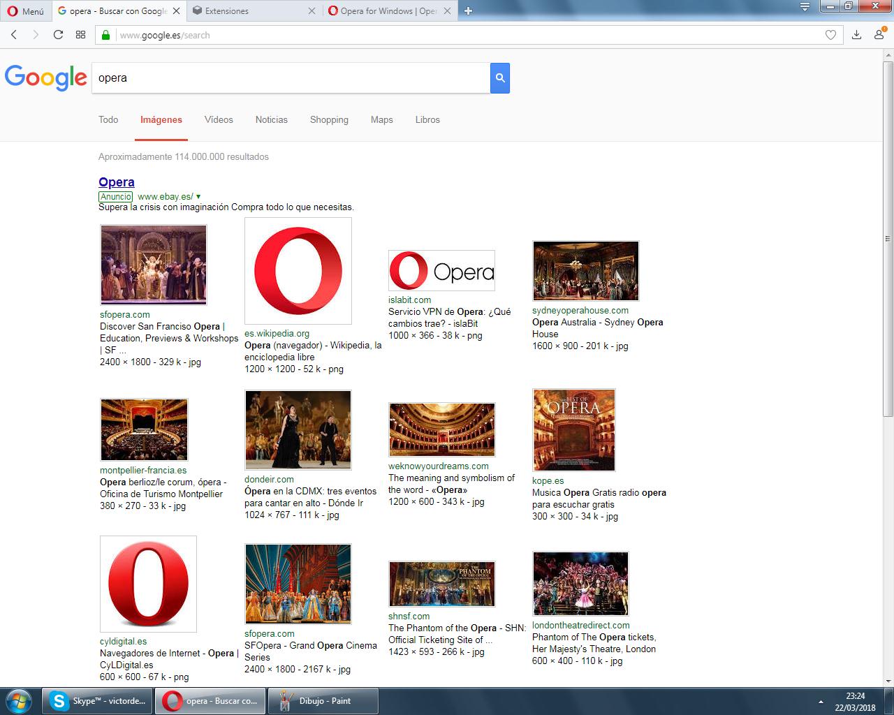 google showing wrong layout since today | Opera forums