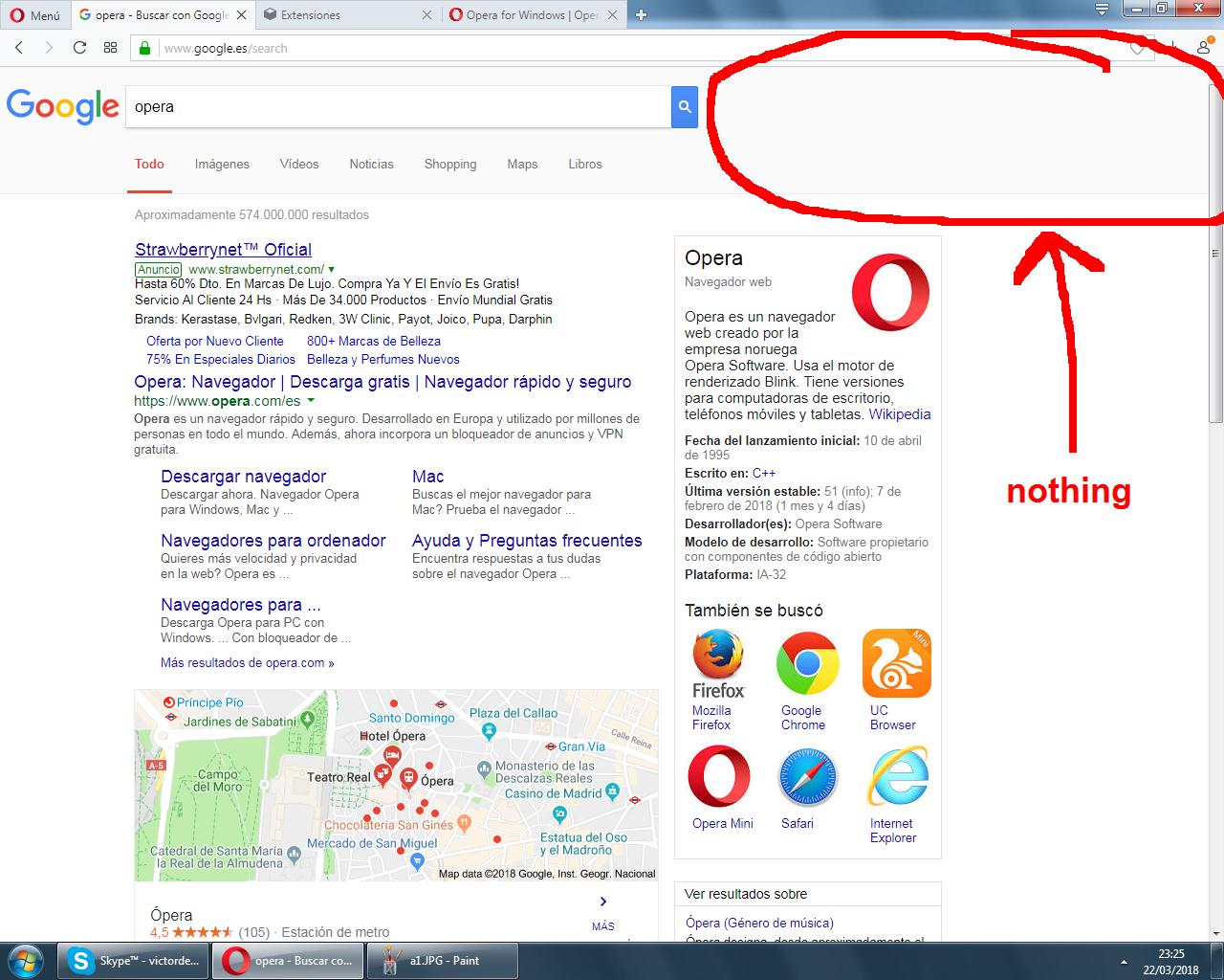 google showing wrong layout since today | Opera forums