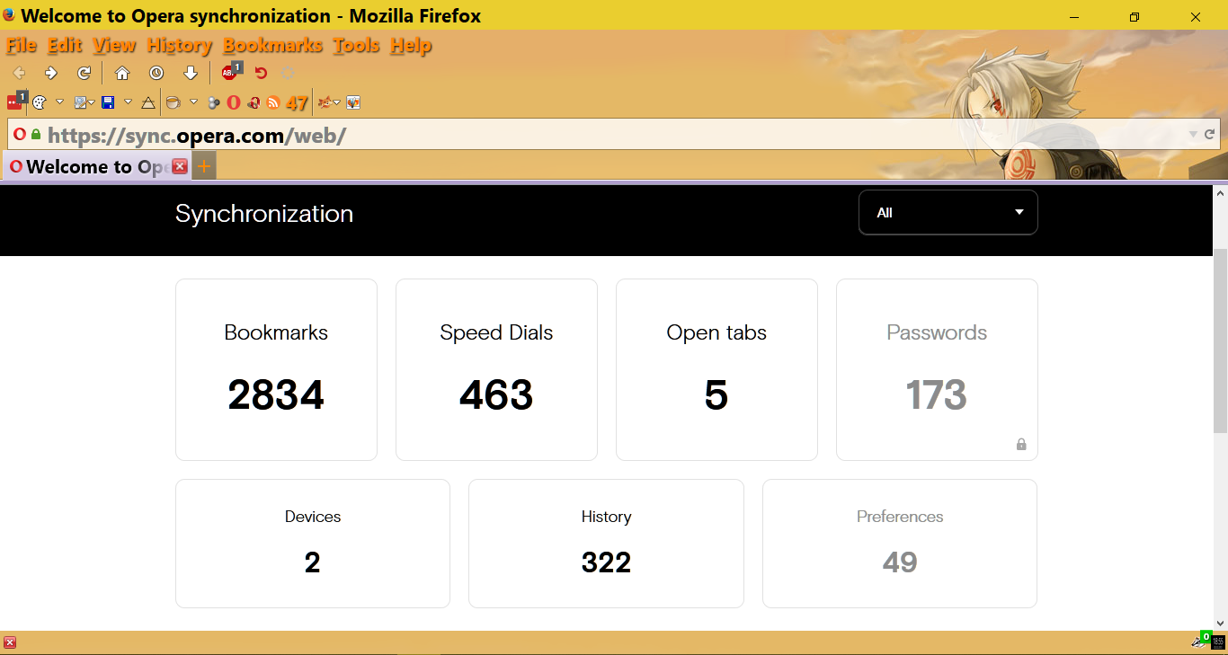Can't access sync data on sync.opera.com on Opera 56.0.3051.99 or Android | Opera forums