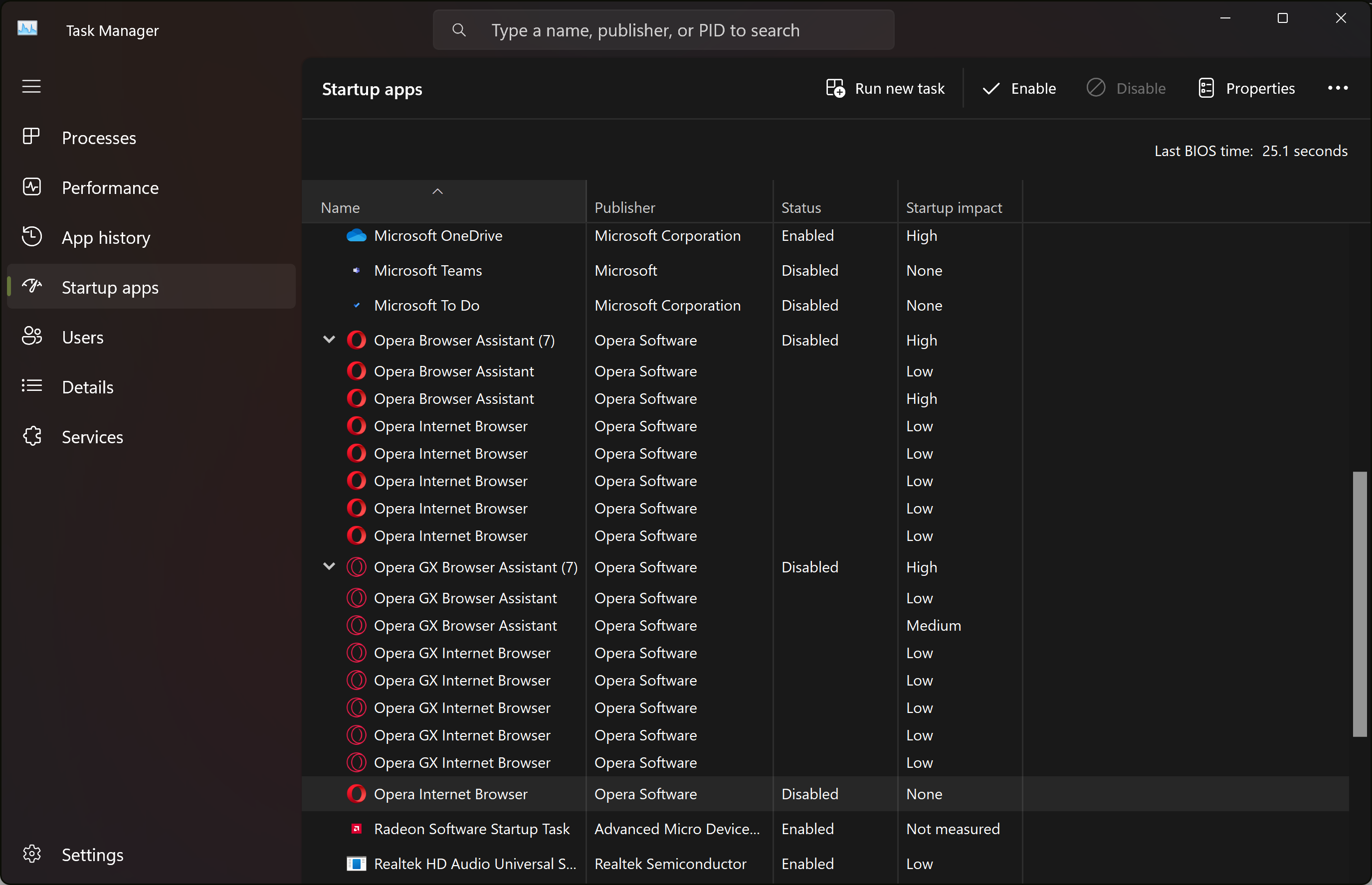 Opera on startup with Windows. Can't disable. | Opera forums