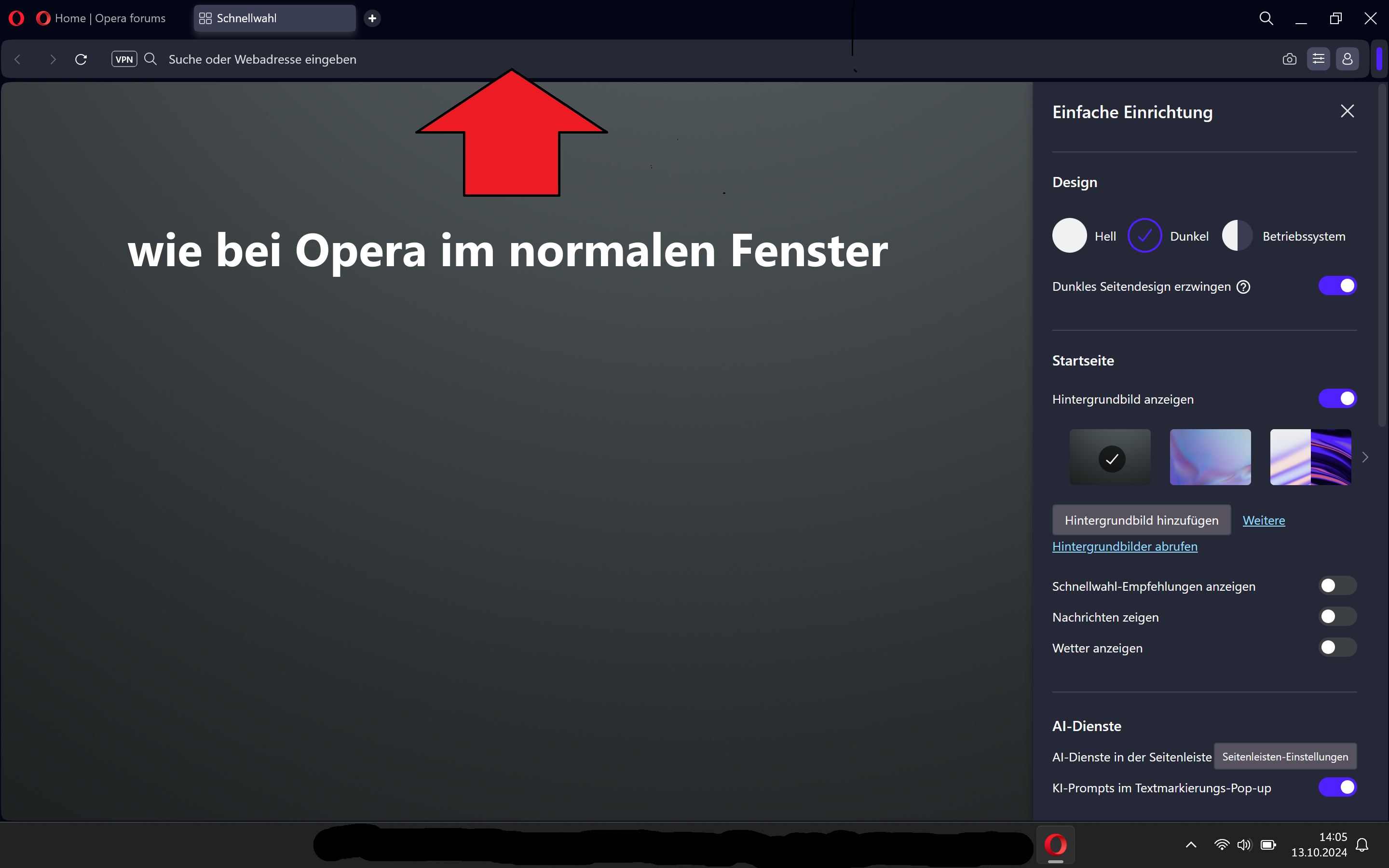 [Duplicated]in private mode in dark design, the bright input line is ...