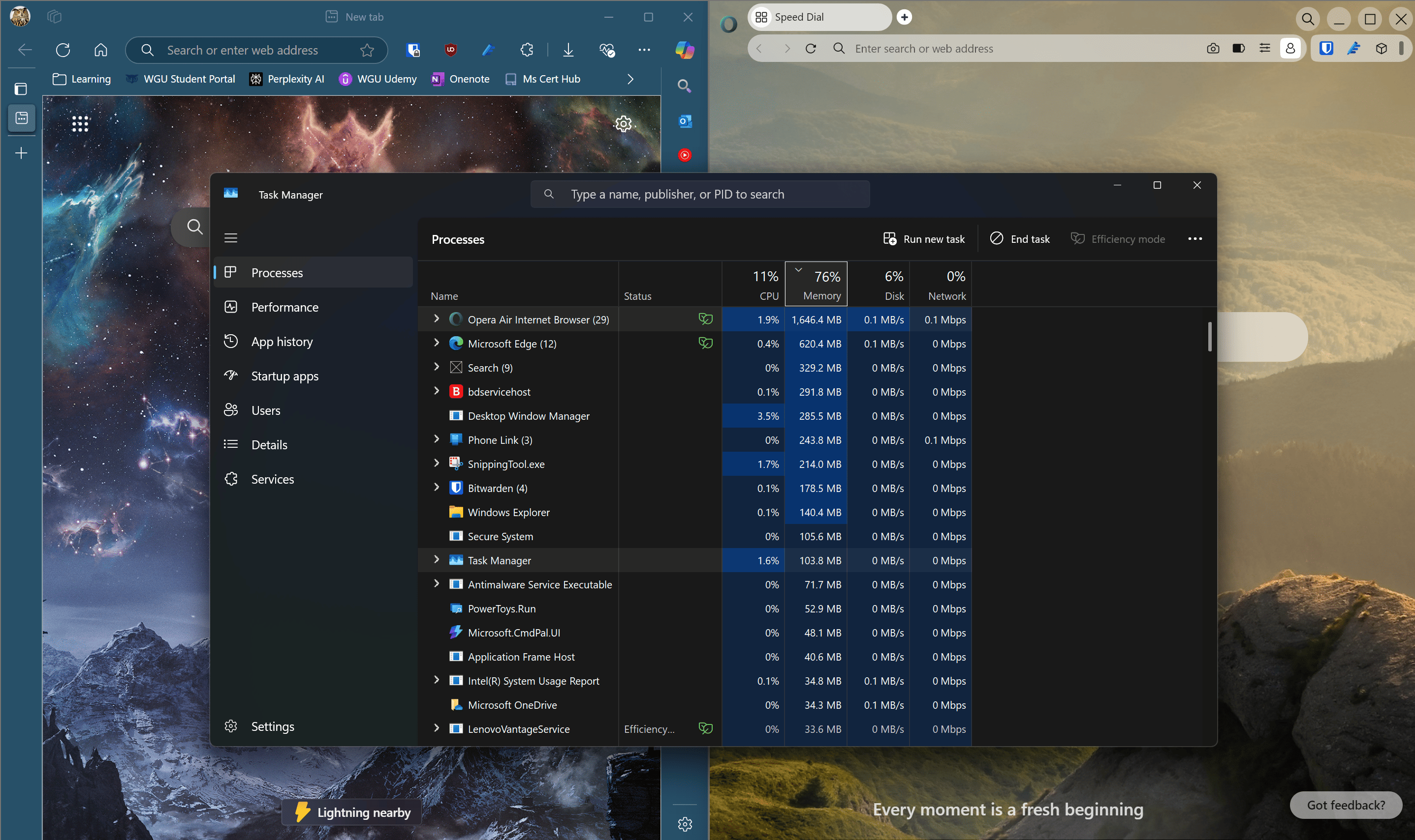 Opera Air high ram usage | Opera forums